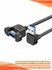 USB 3.0-адаптер-удлинитель с креплением на панель, 0.3m - Up