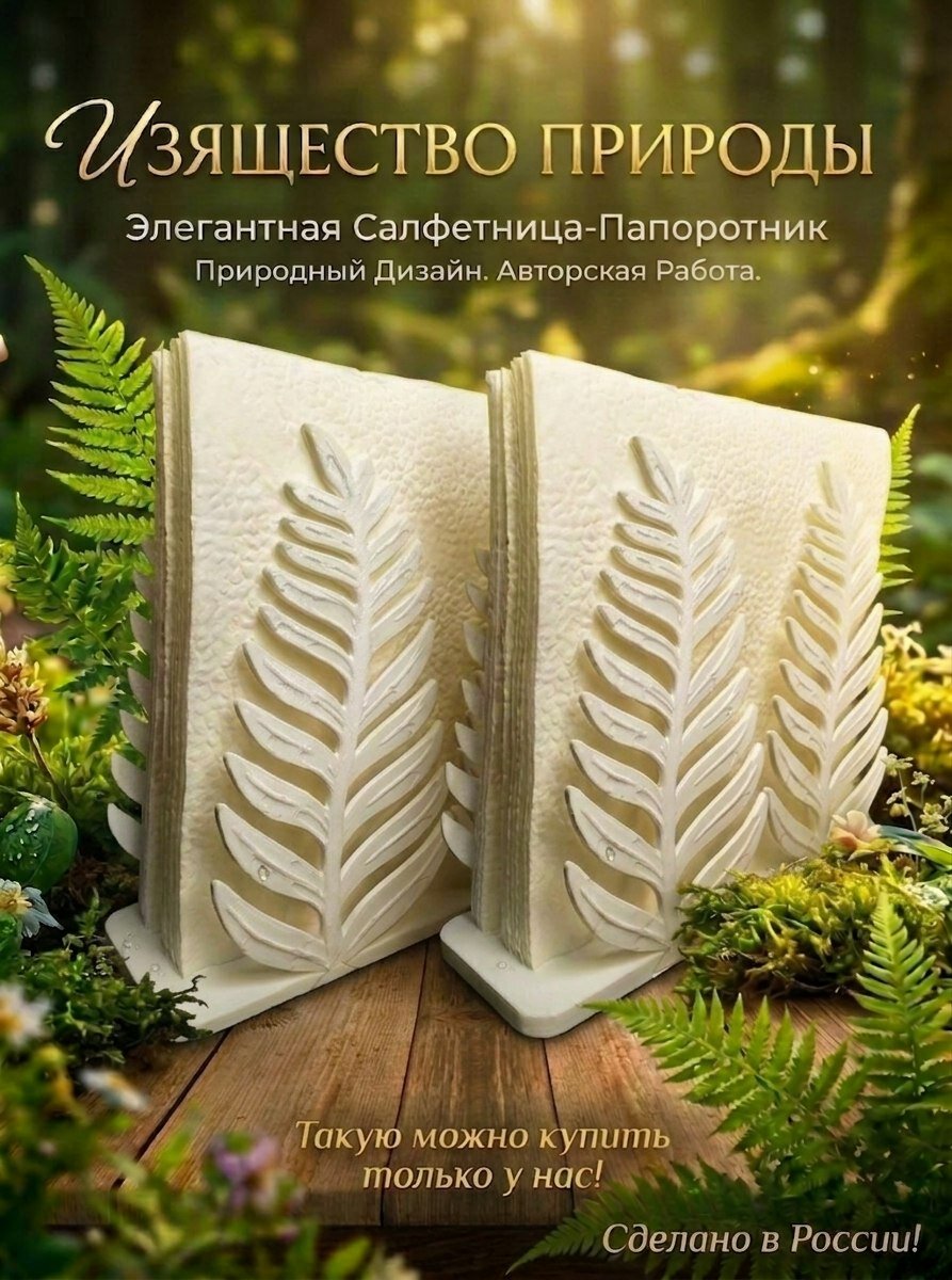 Салфетница Папоротник 2