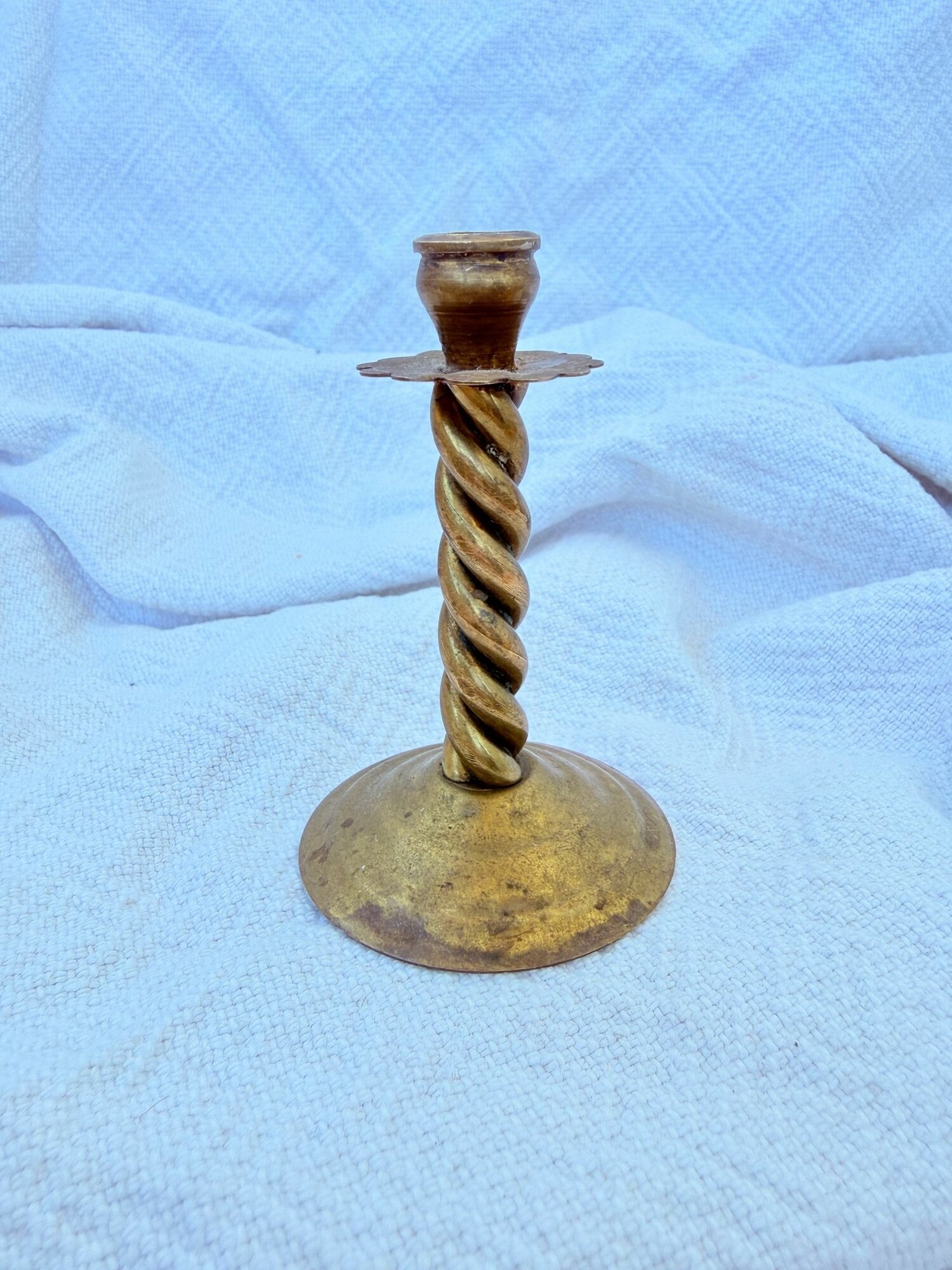 Подсвечник латунный