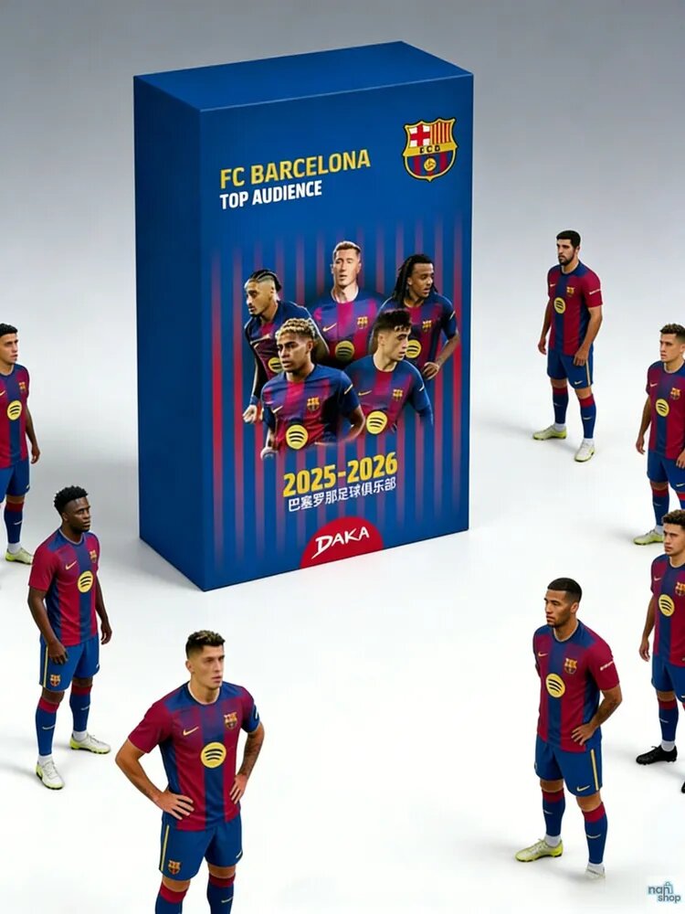 Футбольные карточки DAKA 25-26 (Барселона, Futbol Club Barcelona), коллекционные, TOP AUDIENCE