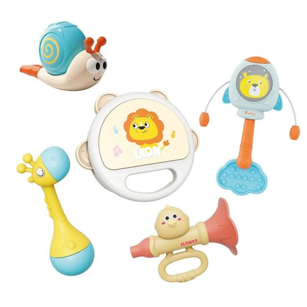 Игрушка с шейкером для младенцев для новорожденных, - 6