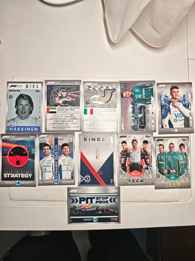 Коллекционная карточка Topps Formula 1 Racing Car 2025 Turbo ATtax Standard Card
