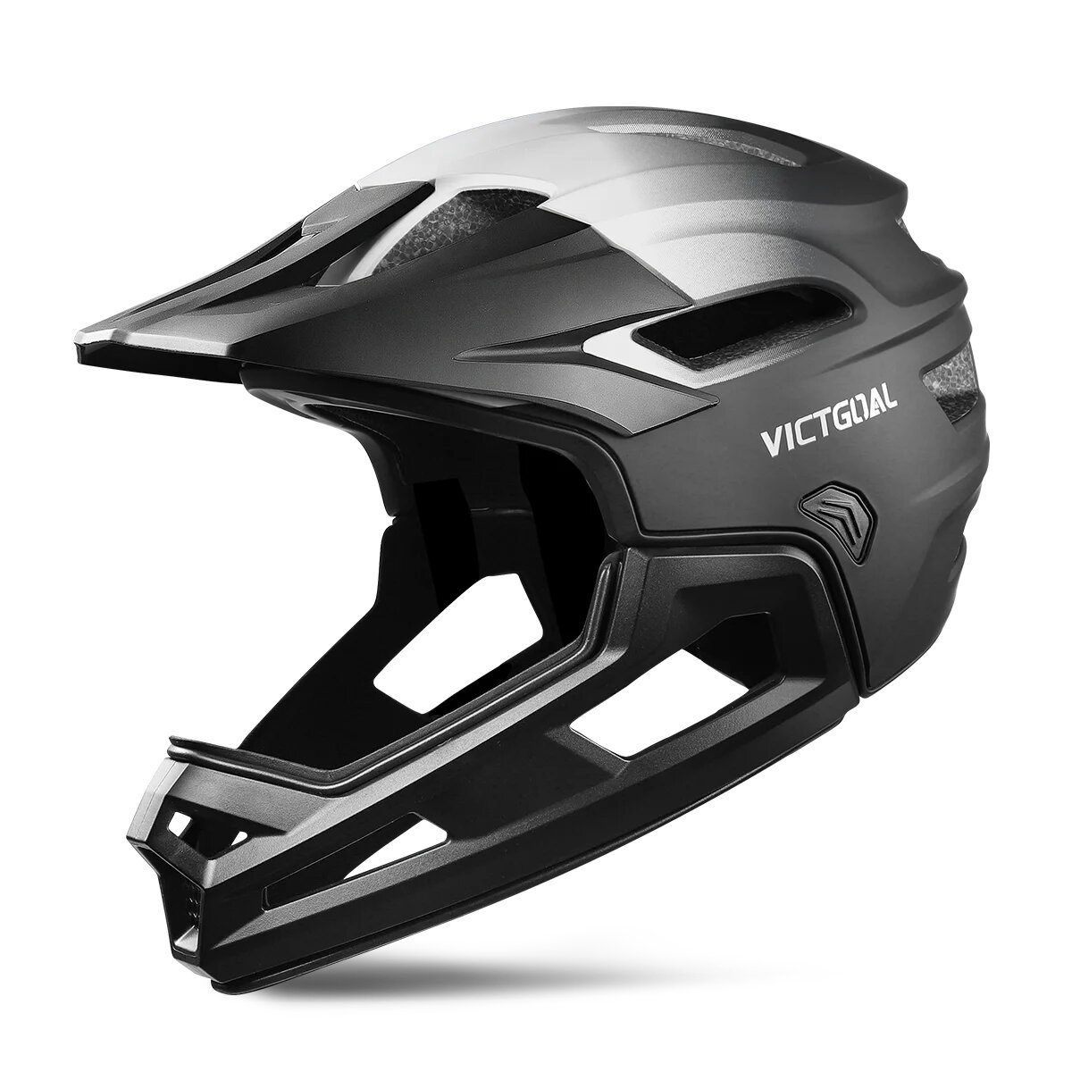 VICTGOAL MTB Full Face Шлем для Мужчин BlackWhite