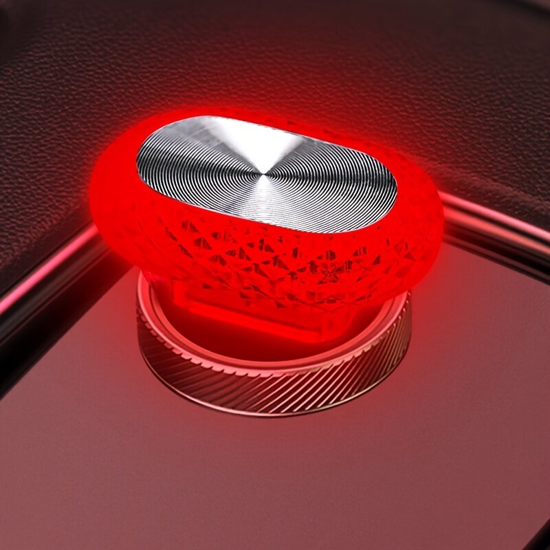 1-штучный автомобильный USB-светильник для создания атмосферы| Миниатюрный светодиодный внутренний светильник, работающий от USB, батарея в комплект не входит.