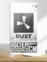 Постер на стену Rust - white gradient