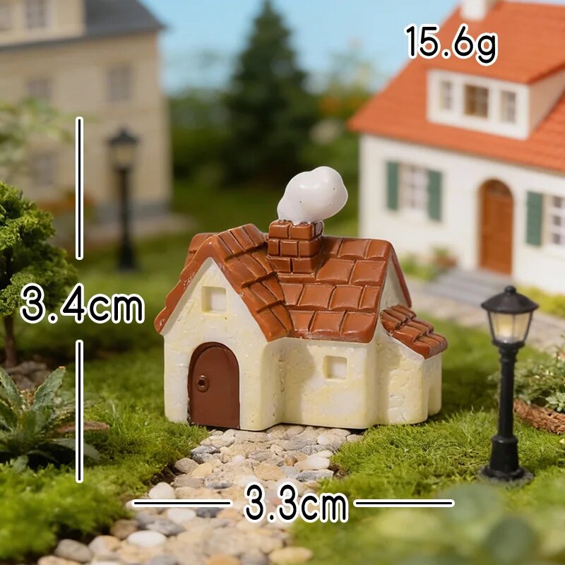 Миниатюрный домик из смолы, Цвет: 7