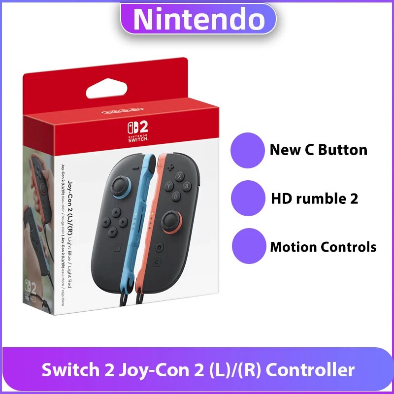 Joy-Con 2 (L)/(R) Light Blue/Light Red — фото 1