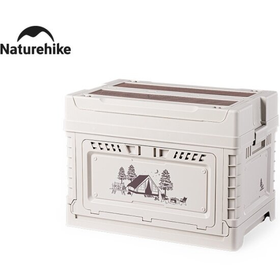 Naturehike Ящик туристический 50+10 л, трансформер, со столешницей, бежевый CNH22SN019-ML5010