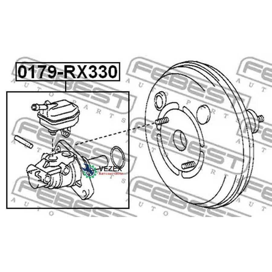 FEBEST 0179-RX330 Цилиндр тормозной главный