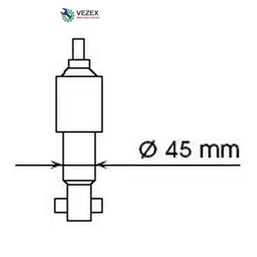 KYB 554070 Амортизатор подвески (серия Gas-A-Just)