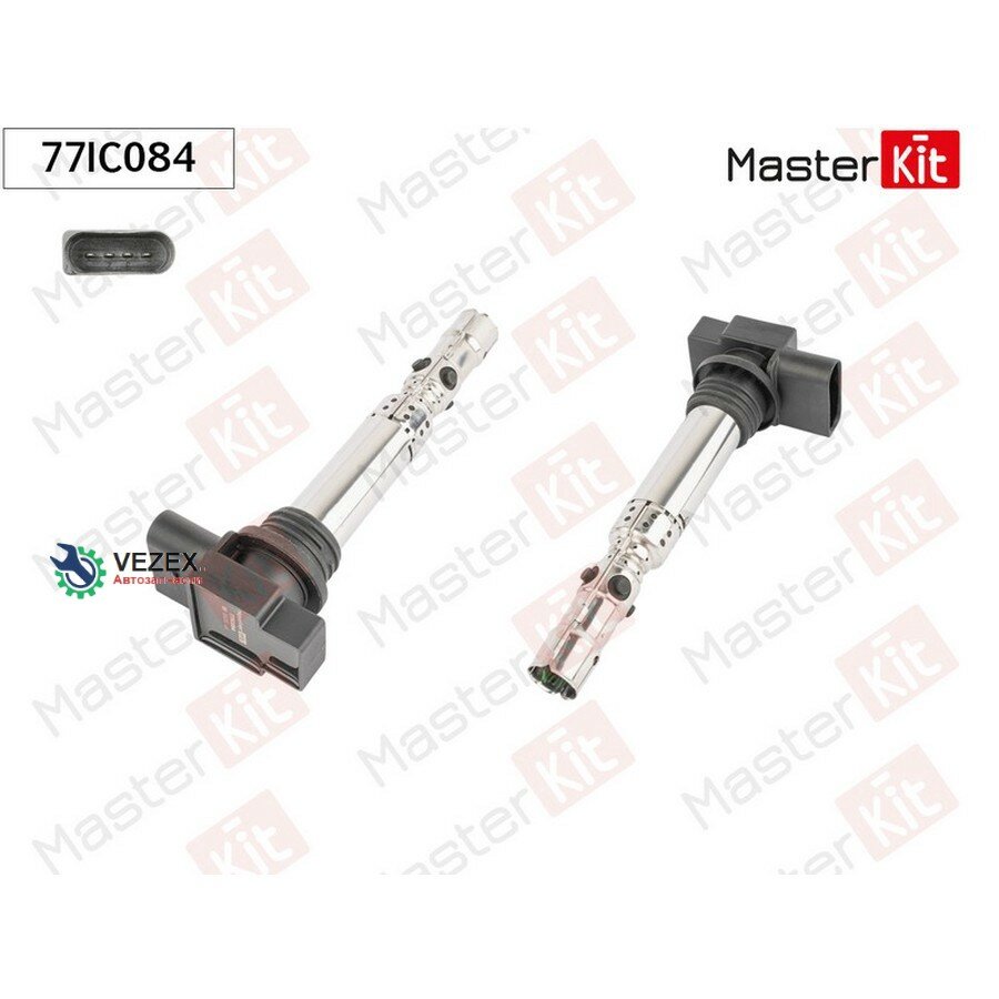 MASTERKIT 77IC084 Катушка зажигания SKODA FABIA, VW POLO 1.2 07- 77IC084