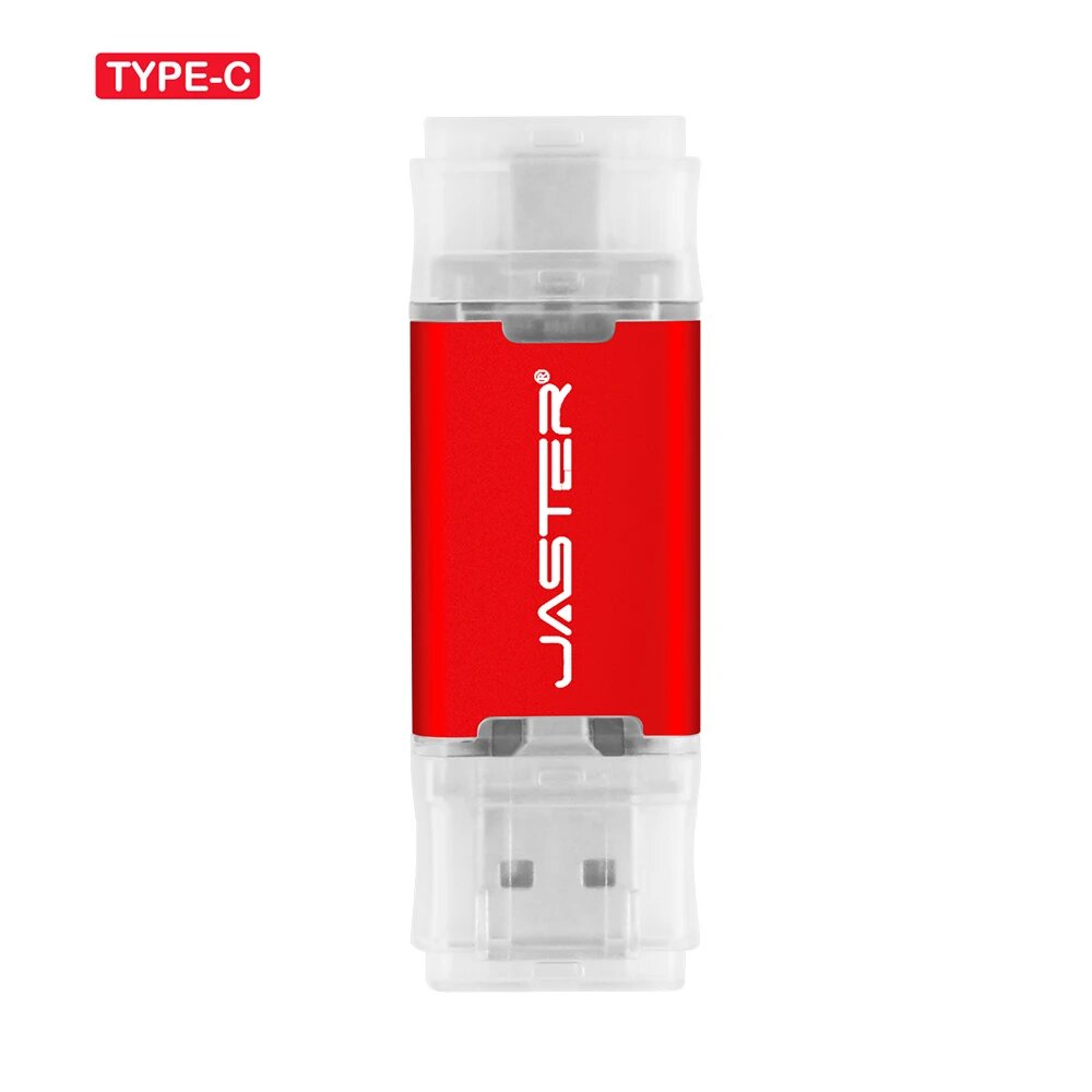 USB-флешка JASTER P050 Type-C 128 ГБ 128MB(NOT GB), Красный, Красный