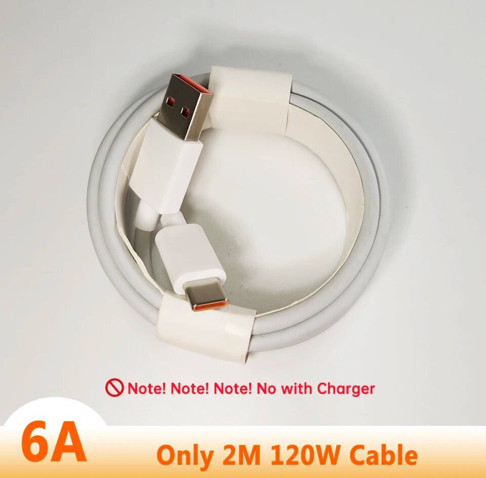 Оригинальное зарядное устройство Xiaomi 100W Mi HyperCharge для быстрой зарядки Type-C Only 2M cable