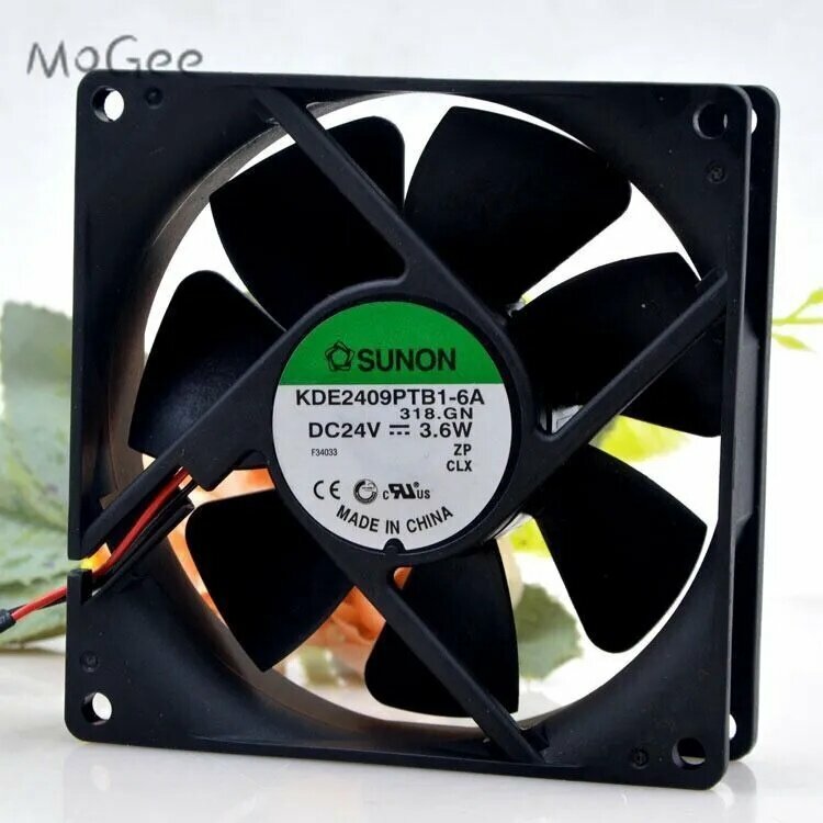 Новый охлаждающий вентилятор SUNON KDE2409PTB1-6A 9025 9CM DC24V 3.6 Вт 9025