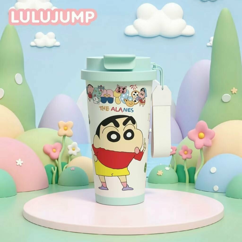 Забавная термокружка Crayon Shin-chan из нержавеющей стали 316.