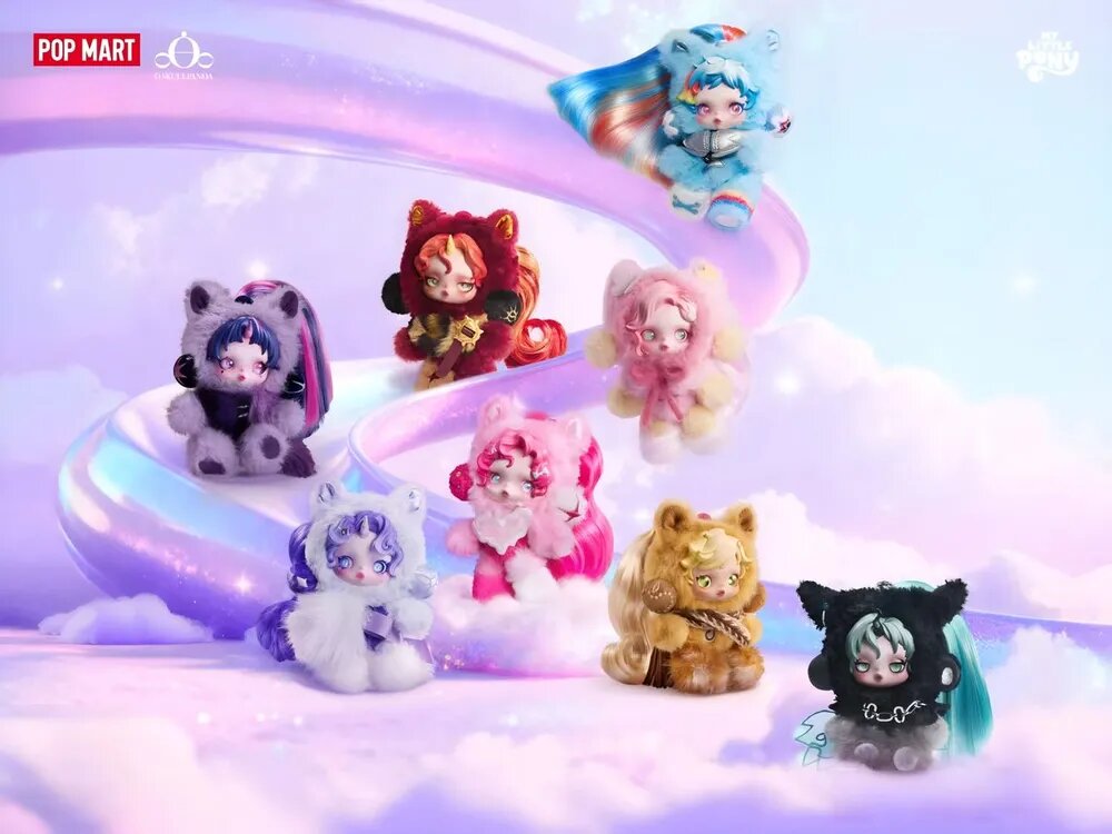Кукла POP MART SKULLPANDA My Little Pony Series блайнд-бокс
