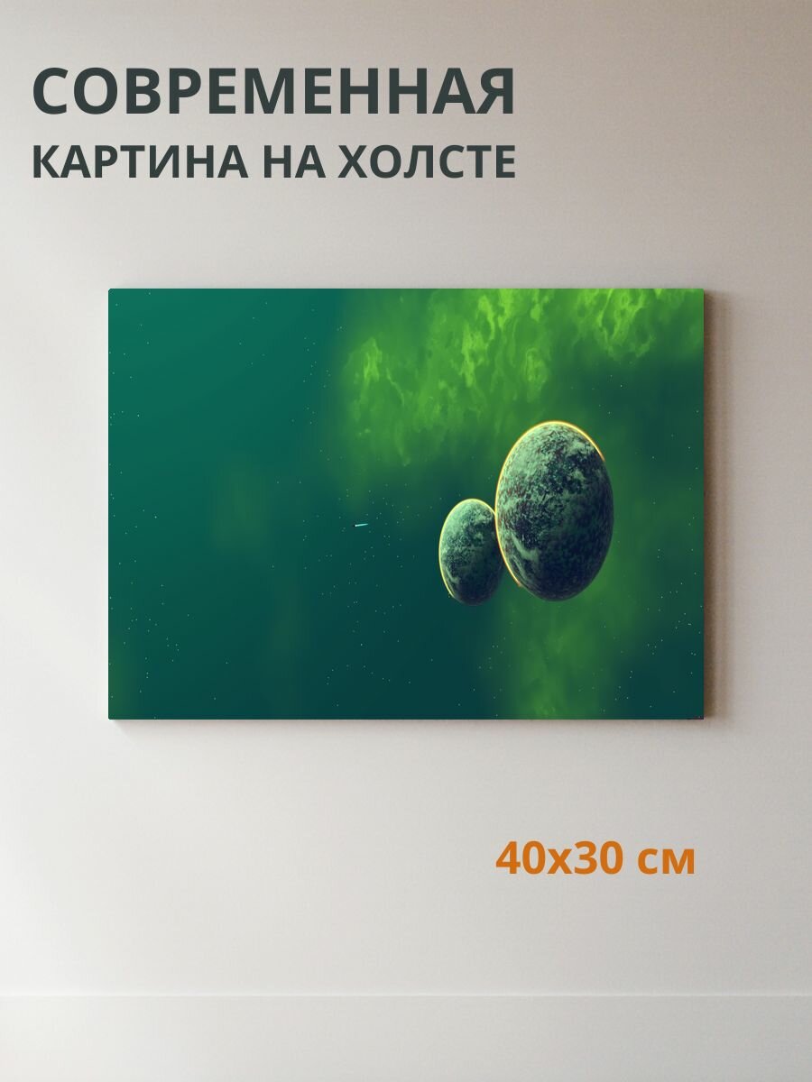 Картина на холсте Космос 40x30 см