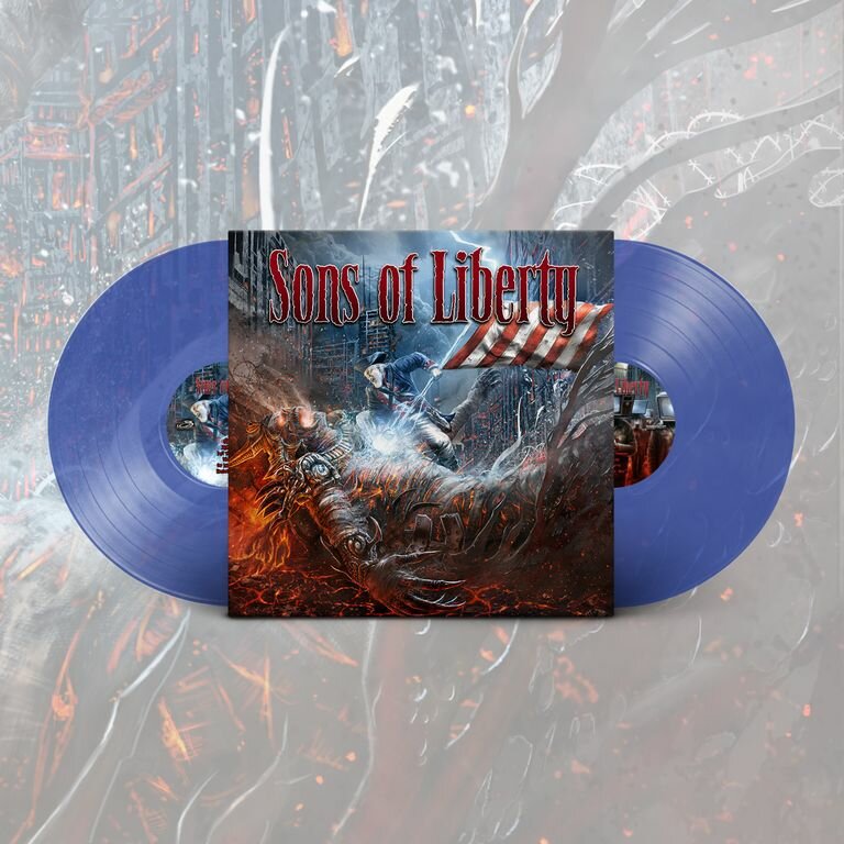 Виниловая пластинка Jon Schaffer’s Sons of Liberty ( Iced Earth ) - Thought Crimes (Volumes 1 & 2) 2-LP Blue
