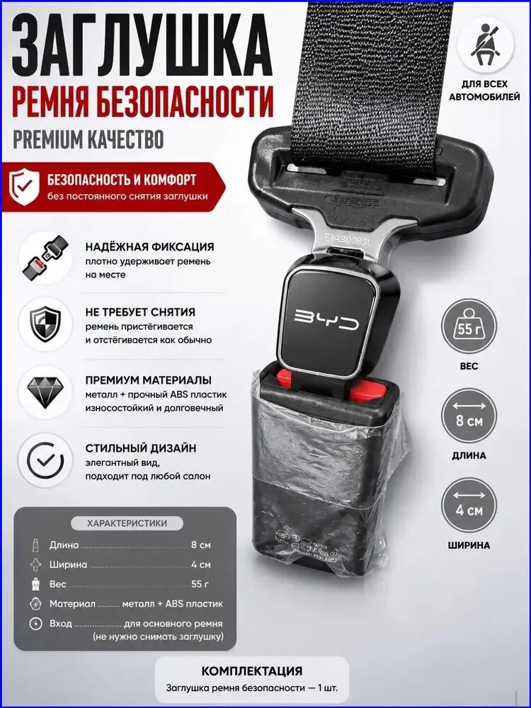 Заглушка для ремней BYD