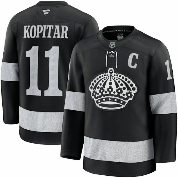 NHL джерси хоккейная Лос-Анджелес Кингз Los Angeles Kings Hockey Jersey 11 Anze Kopitar игровая форма хоккейный свитер