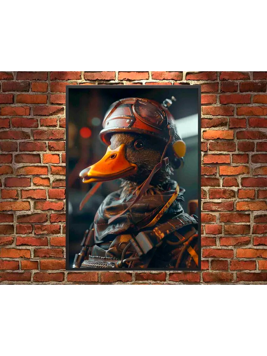 Утиный птичий конструктор 1, Плакат 30x42см