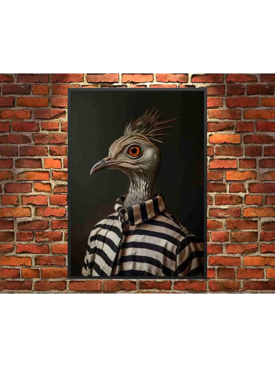 Перепелиная птица-пленница 3, Плакат 30x42см
