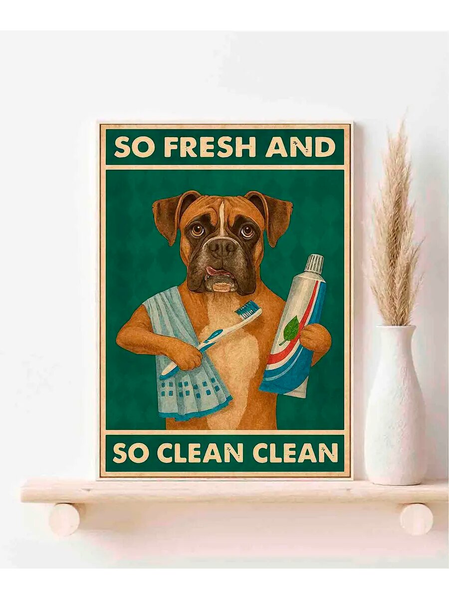Боксер, So Fresh And So Clean Clean, Плакат 30x42см