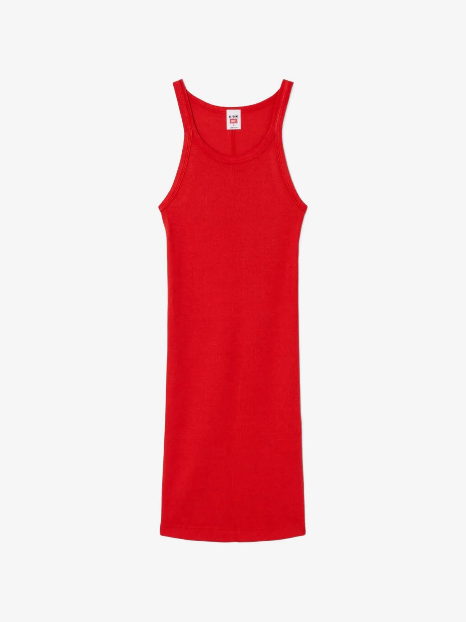 Платье Ribbed-knit tank mini dress