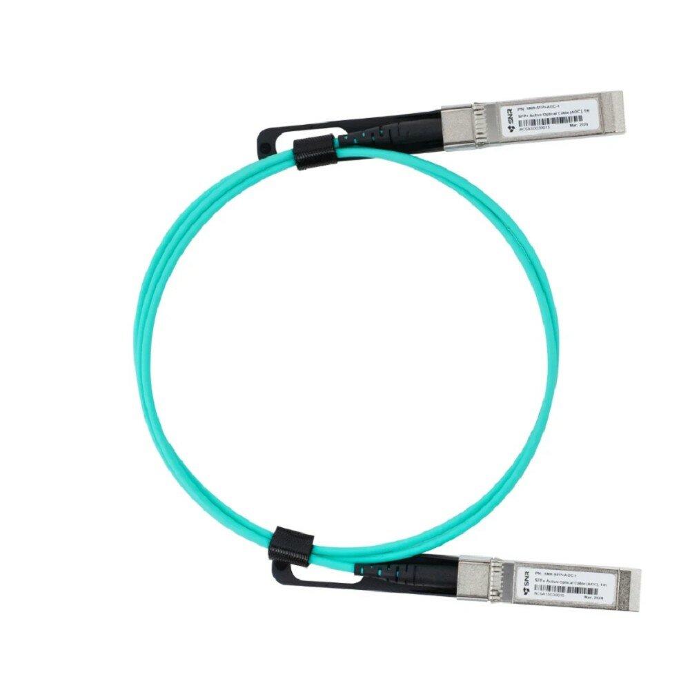 SNR Сетевое оборудование -SFP+AOC-1 Модуль Active Optical Cable AOC , дальность до 1м