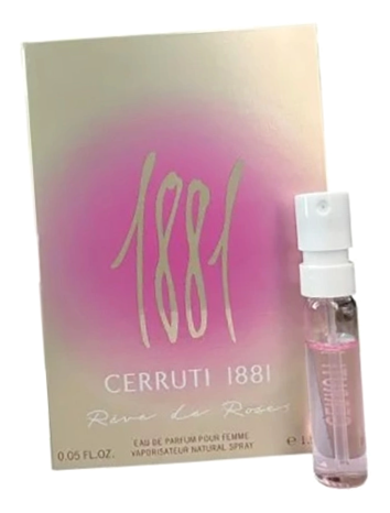Женский пробник Черутти 1881 Реве Де Роузес 1.5 мл - Cerruti 1881 Reve De Roses парфюмерная вода