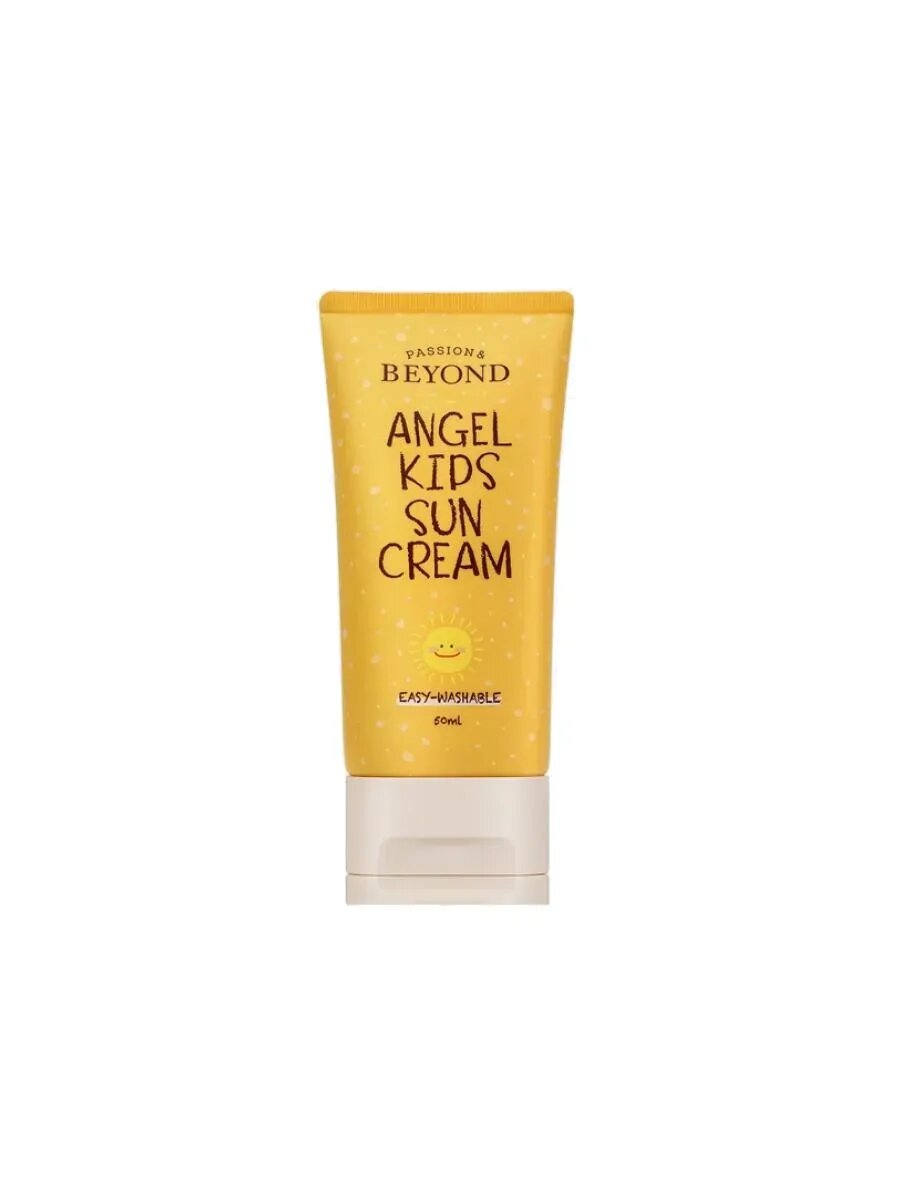 Солнцезащитный крем для лица SPF 50+ PA++++ PASSION&BEYOND Angel Kids Easy Wash Sun Cream 50 мл