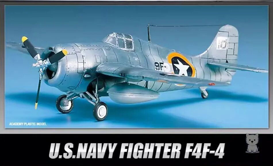 Academy 12451 1/72 F4F-4 Wildcat пластиковая модель