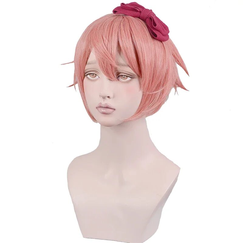 Vivi 2025 DDLC Sayori Косплей Парик Розовый