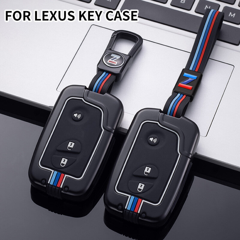 Чехол для ключа Lexus ES200 RX300 однокомпонентный с тремя кнопками, черный самурай для всех моделей Lexus