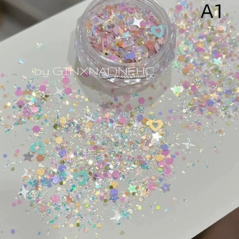 Украшения для ногтей Korean Heart Star A1