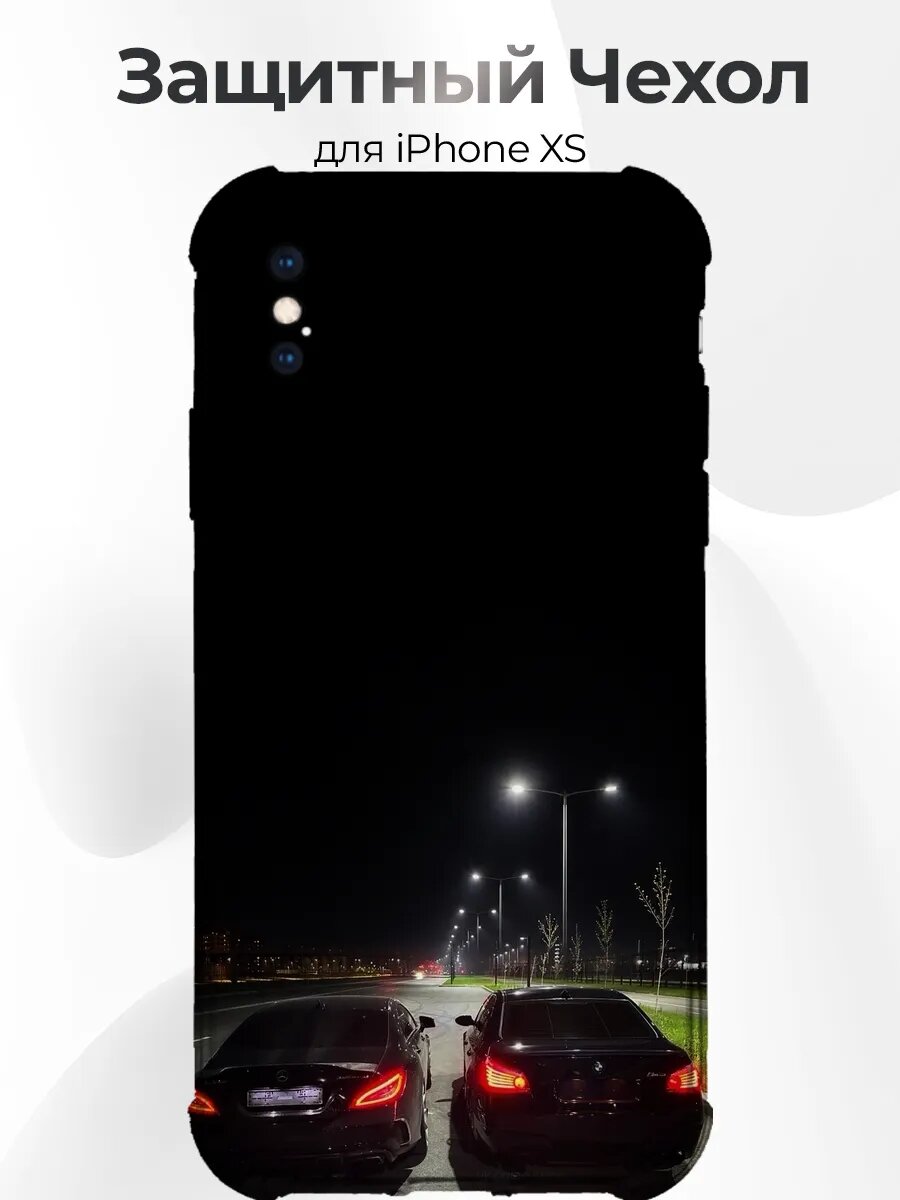 Чехол с принтом iPhone X/XS CLS C218 и BMW M5 F10