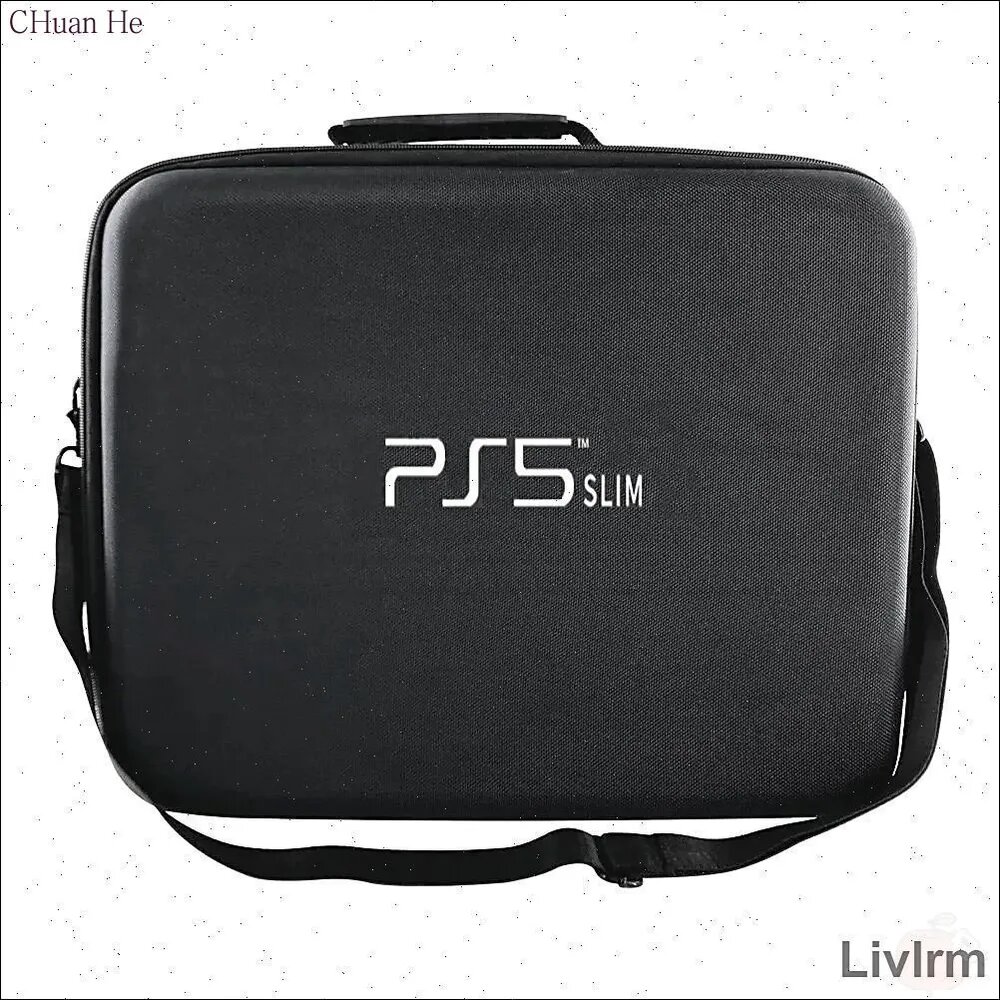 Сумка для хранения игровой консоли Ps5 Slim (черная) (серия 2024)