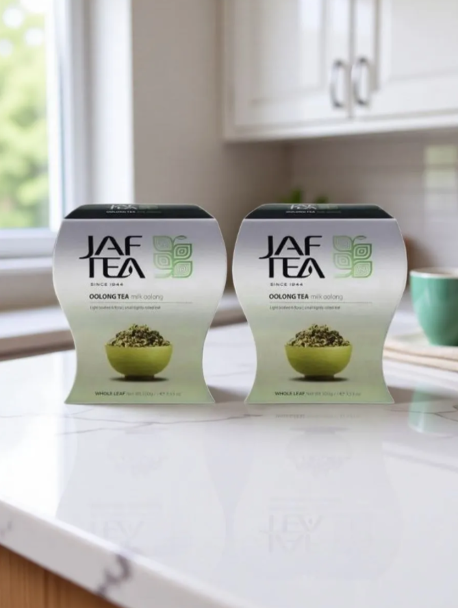 Чай зеленый Jaf Tea Milk Oolong, 100 гр. - 2 штуки, листовой