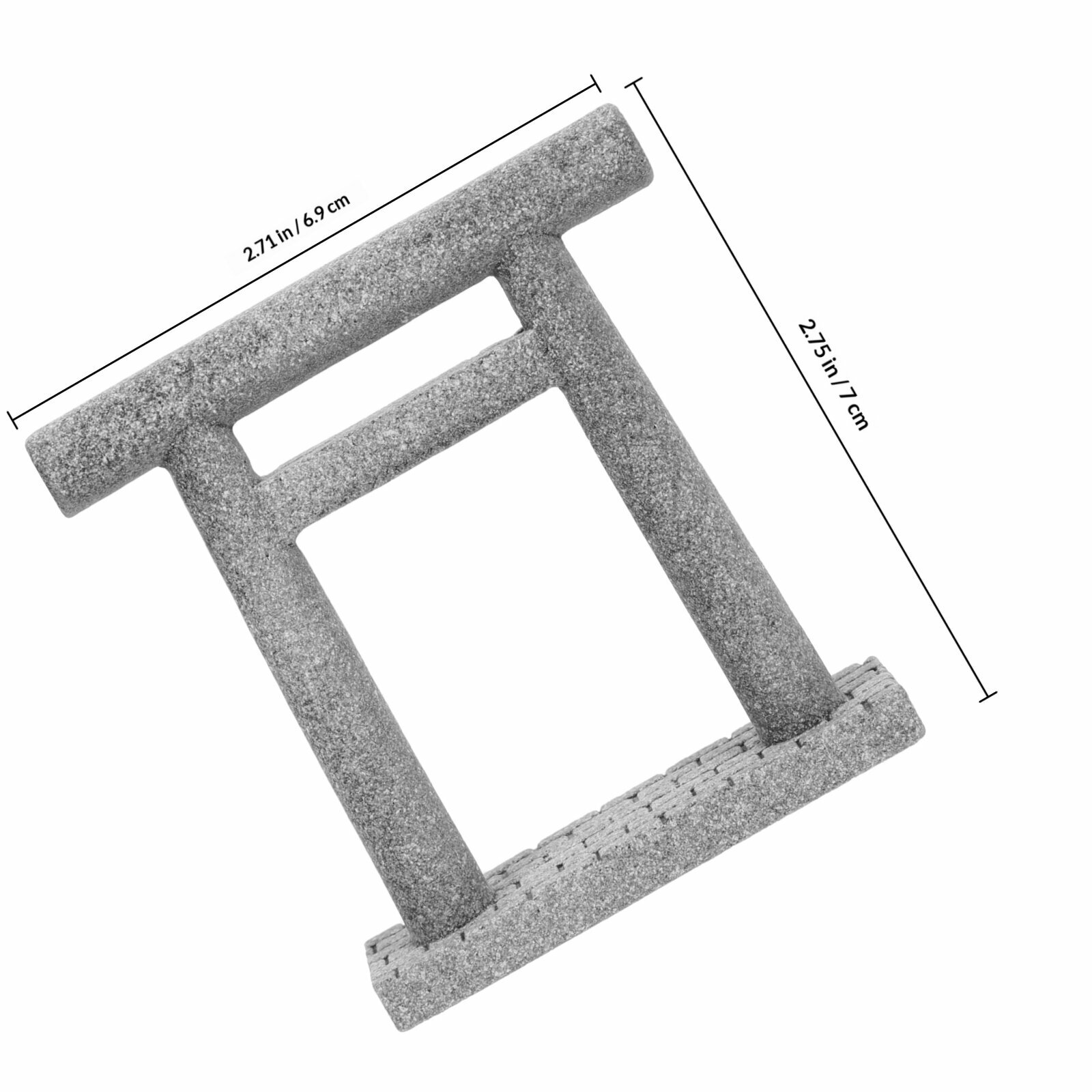 Вивидная Мини Тории Из Камня Для Декора Японского Стиля 7.00X6.90X1.80Cm