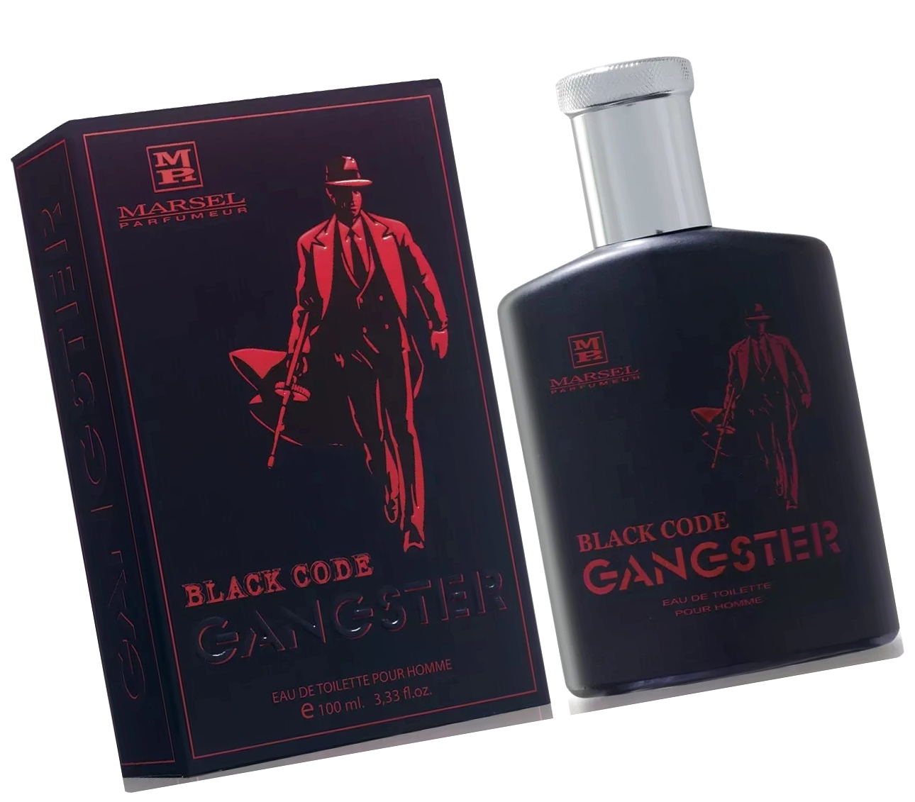 Parfumeur Marsel Gangster Black Code мужская туалетная вода 100 мл - Парфюмер Гангстер Черный Код