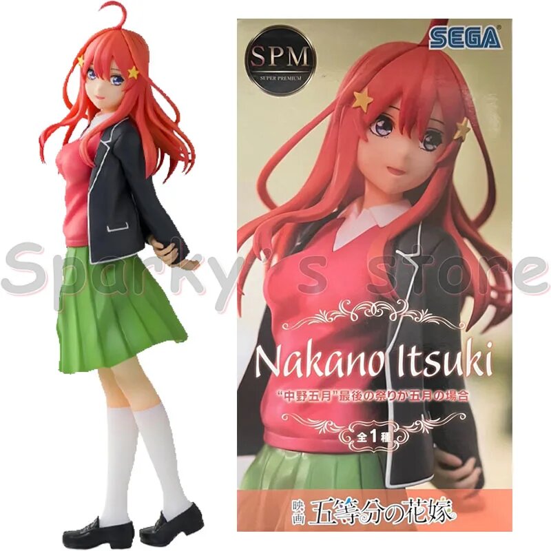 SEGA Original SPM Super Premium The Quintessential Quintuplets Фигурка Красный, Nakano Itsuki