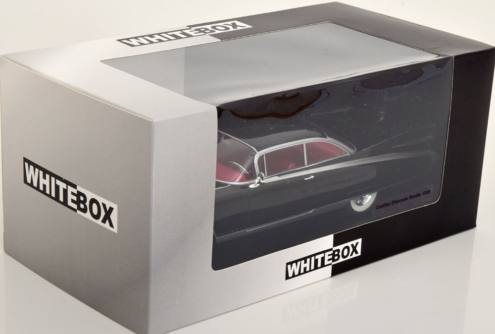 Модель коллекционная WHITEBOX Cadillac eldorado 1959 black — фото 1