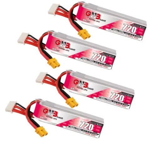 Набор аксессуаров и запчастей для фильтров Okoume Розовый, 4S 720mAh 4PCS