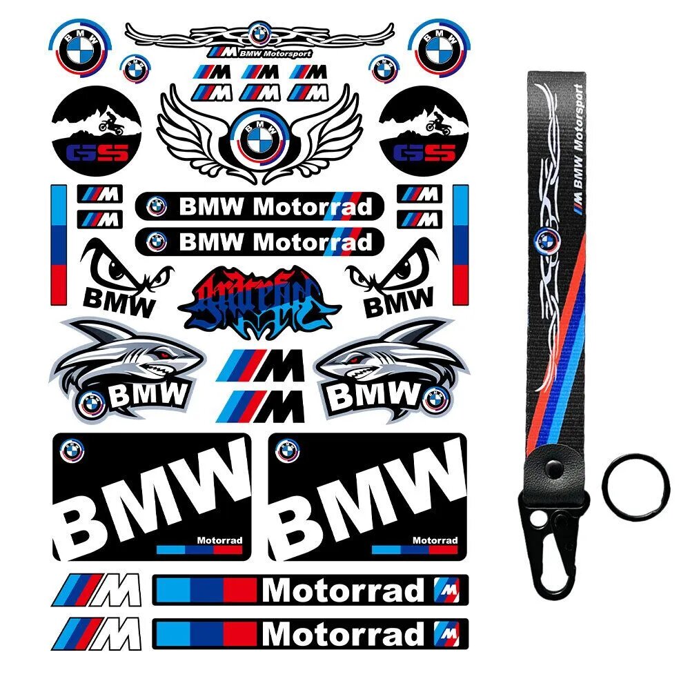 Наклейка BMW Motorrad, подходит для BMW G310R G310GS F800F900R S1000RR S1000XR Hp4R1200GS C650gt