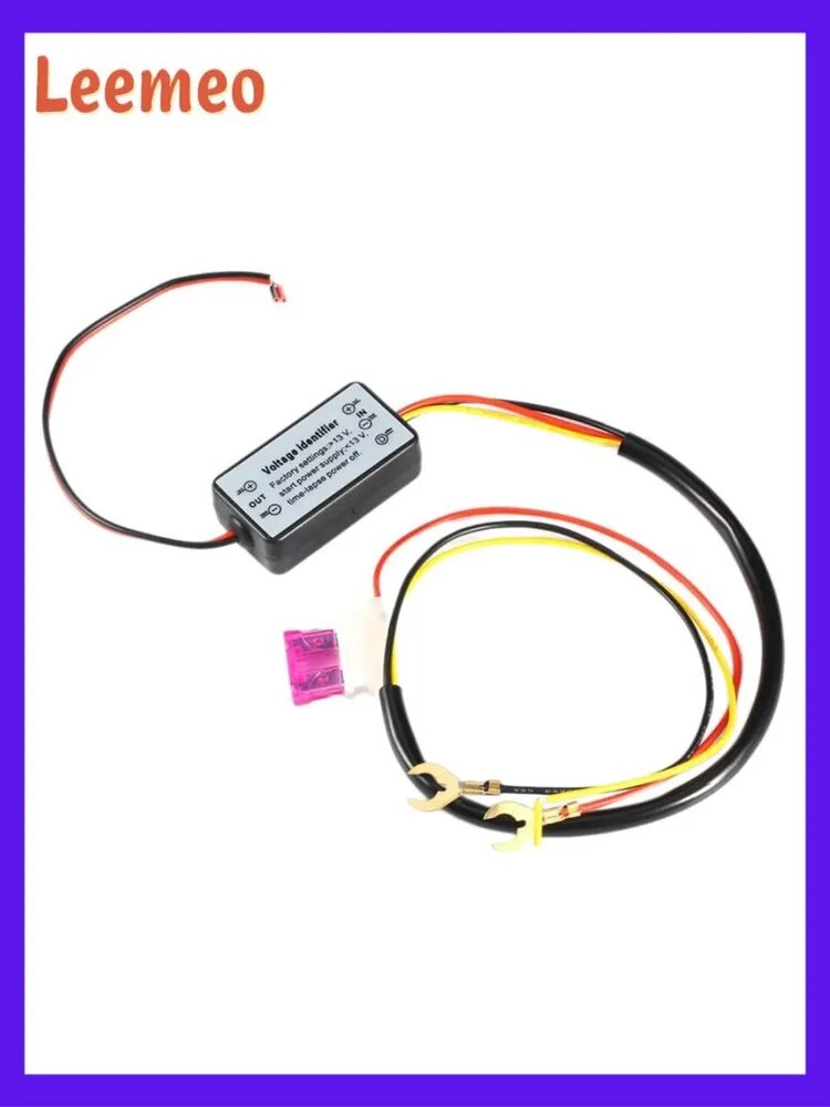 Автомобильный светодиодный контроллер дневных ходовых огней, жгут реле, диммер, вкл/выкл, 12-18 В, противотуманных фар, DRL