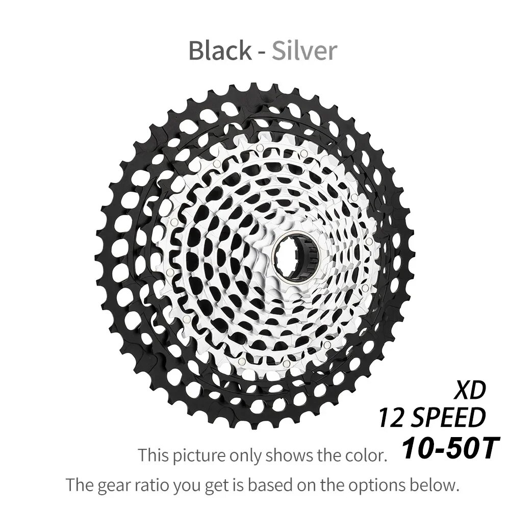 Кассета ZTTO 12-скоростная Для Горного Велосипеда, 12S, Передаточные Числа 9-46T, 9-50T, 10-50T, SLR