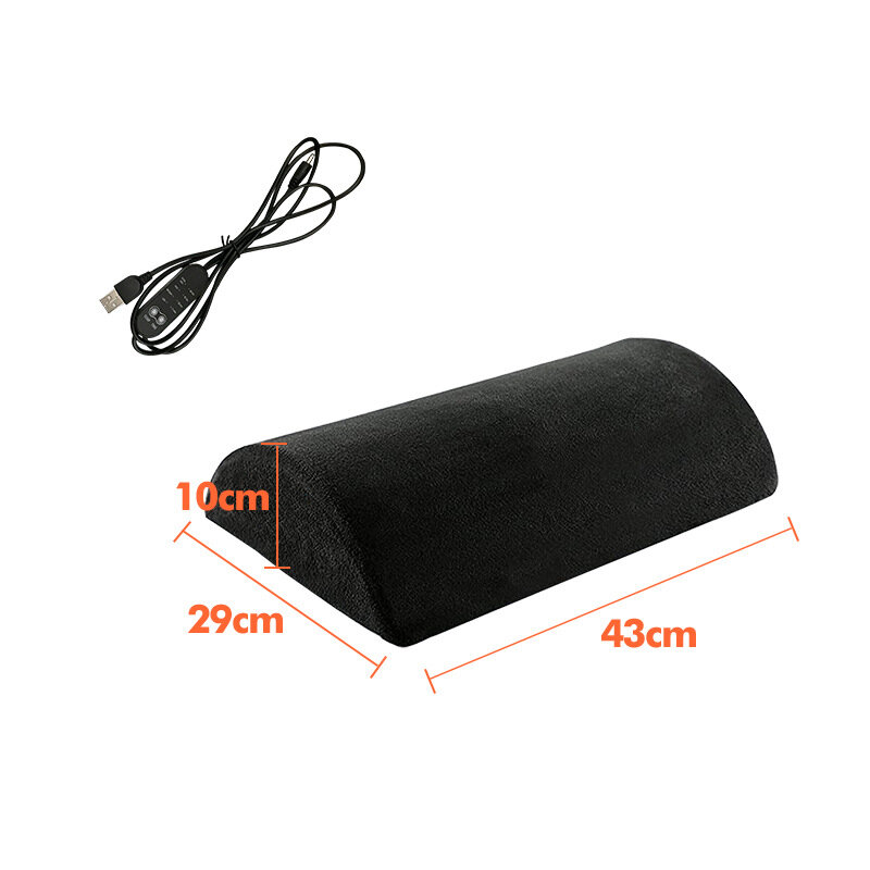 Подушка из пеноматериала с эффектом памяти, высокоплотный поролон, регулируемая, съемная и моющаяся подставка для ног, съемная и моющаяся подставка для ног, подставка для ног с подогревом.