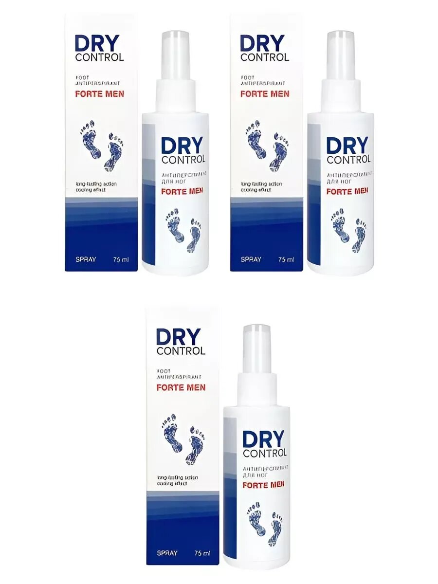 Антиперспирант для ног 3 шт