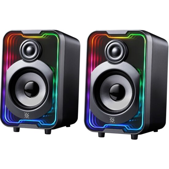 Акустическая 2.0 система Defender Solar 11 10Вт, BT/RGB, питание от USB