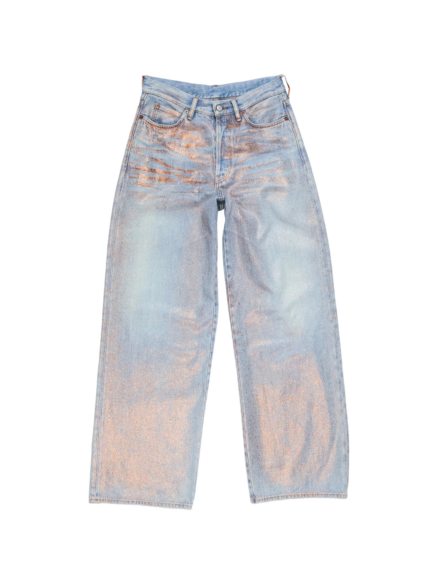 Джинсы Loose glitter jeans 